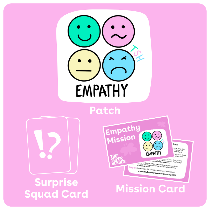 Empathy Feelings Patch (Empathy Mission - August '25) – TinySuperheroes
