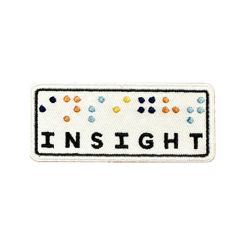 Insight Braille Patch (Insight Mission - August '24) – TinySuperheroes