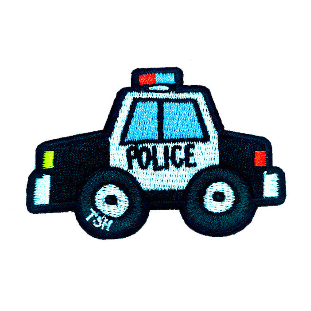 Police Car Patch – TinySuperheroes